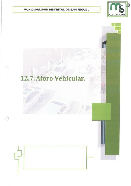 Aforo Vehicular | Sergio Barrios | uDocz