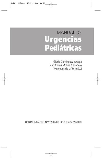 Urgencias pediátricas | Enfermería | uDocz