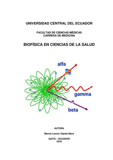 Biofísica en ciencias de la salud | Dayana A | uDocz