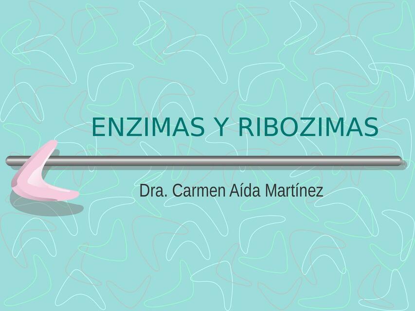 Enzimas: Catalizadores | Reviews Medicos | uDocz