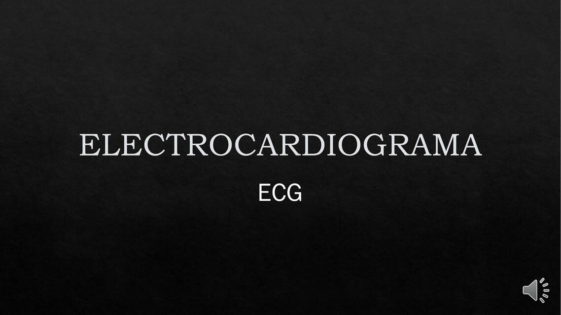 Electrocardiograma -ECG | Enfermería | uDocz