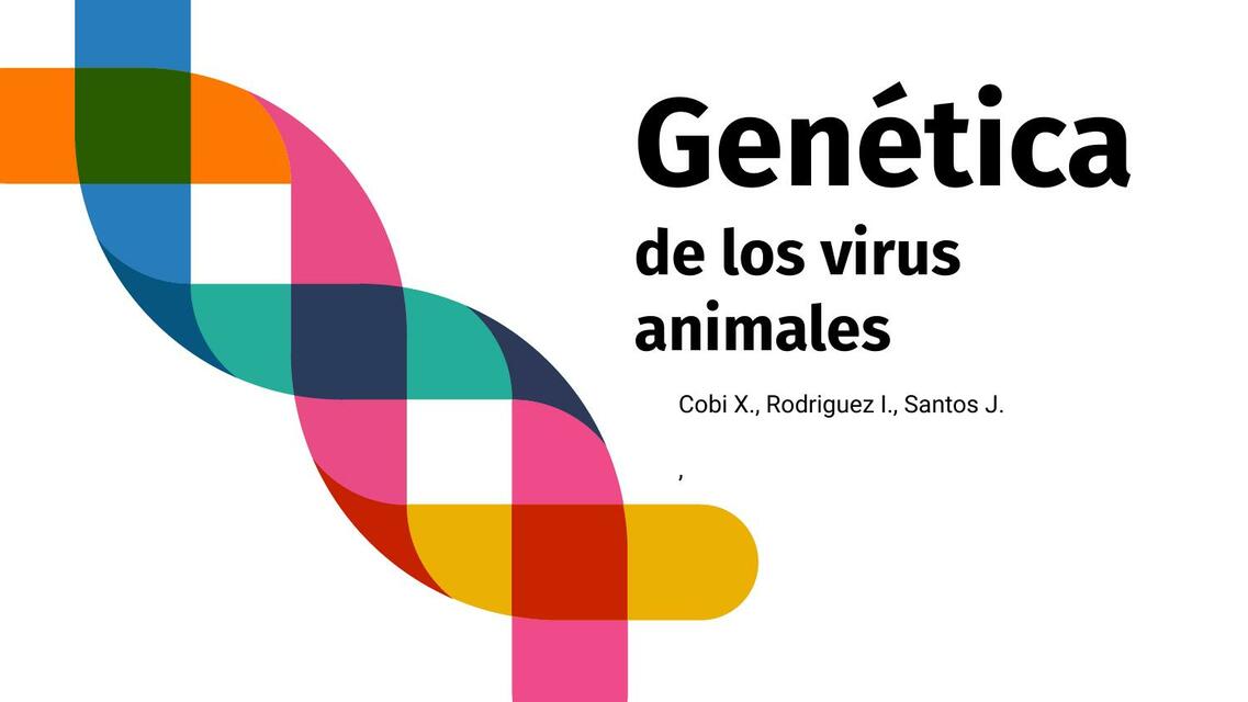 Genética de los Virus Animales | Ivana Murillo | uDocz