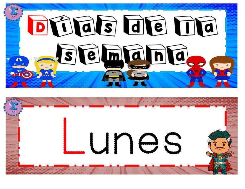 Flashcards de Días de la Ssemana y Meses del Año | Por YUDOC.ORG | uDocz