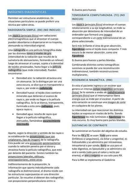 Imágenes diagnósticas | Valentin Maldonado | uDocz
