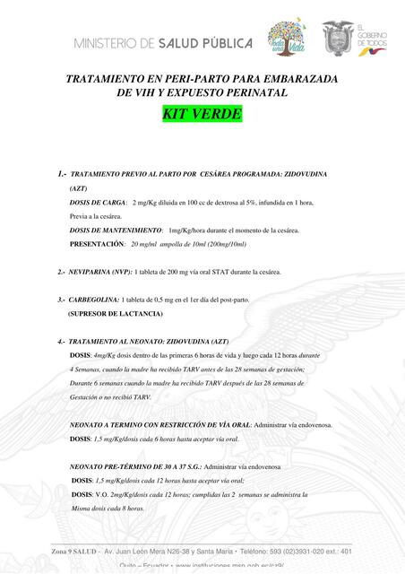 Kit Verde | tito alban | uDocz