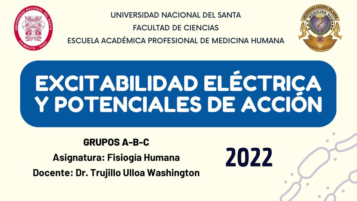 Excitabilidad Eléctrica y Potencial De Acción | uDocz