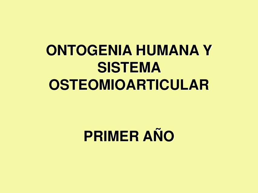 Ontogenia humana | Busca y descarga apuntes gratis | uDocz
