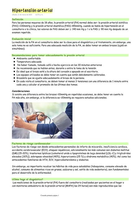 Hipertensión arterial | MEDICLUB | uDocz