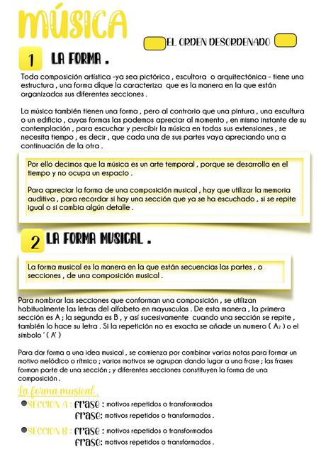 Música -Forma y Tipos de Canciones | Maria Perez Vela | uDocz