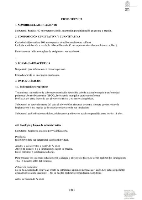 Salbutamol | Cesar OreFernandini | uDocz