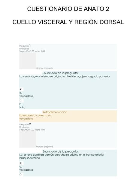 Neuroanatomía 2P Cuello visceral y región dorsal | Briggitte Yamilé Suarez Esteban | uDocz
