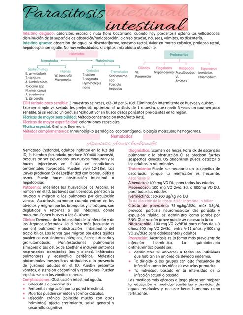 Parasitosis en Pediatría | Carolina López | uDocz