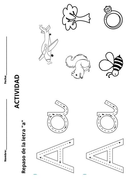 Actividad de la Letra A | Educación Especial | uDocz