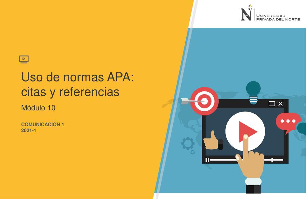 Uso de normas APA citas y referencias | Claudia Vílchez cordova | uDocz