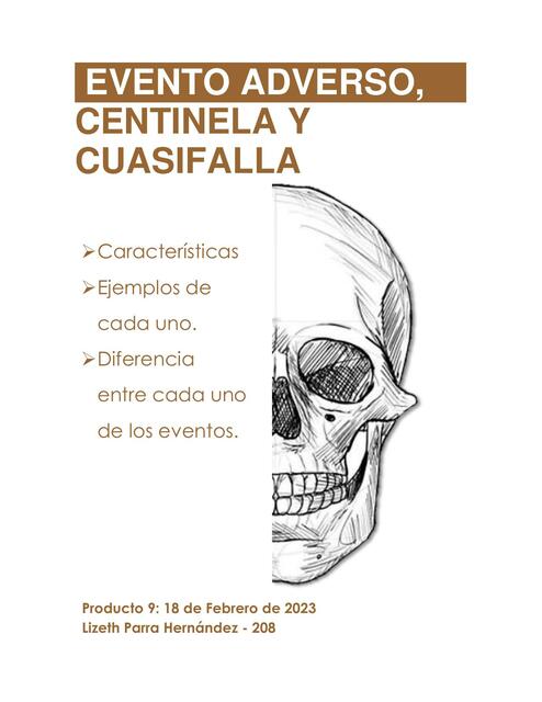 Evento Adverso, Centinela y Cuasifalla | Liz Parra | uDocz