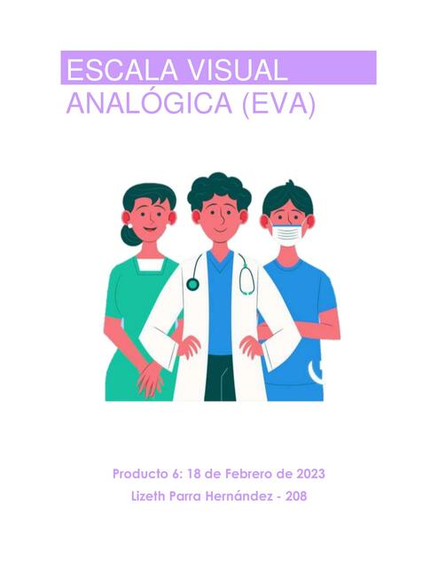 Escala Visual Analógica (EVA) | Liz Parra | uDocz