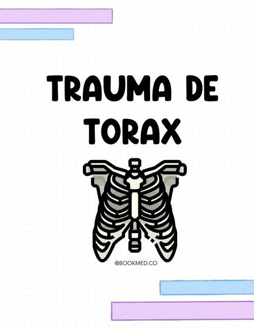 Trauma de Tórax | EVE.MEDS | uDocz