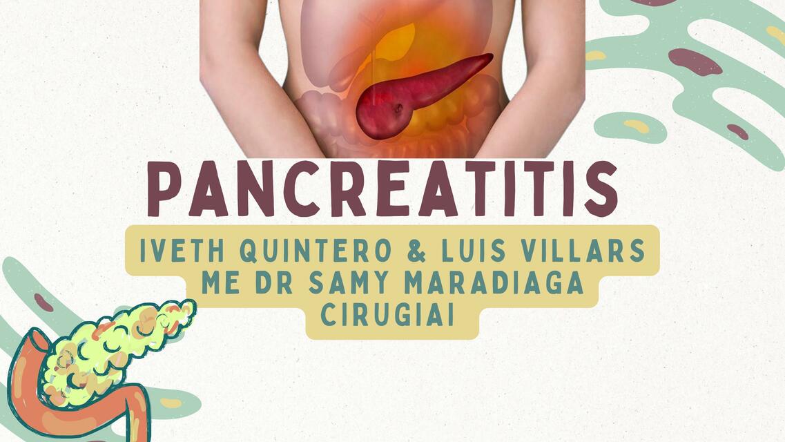 Pancreatitis | Luis Villars | uDocz