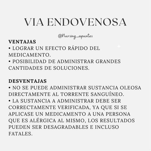 Ventajas y Desventajas De Endovenosa | nursing apuntes | uDocz Ventajas y Desventajas De Endovenosa | nursing apuntes | uDocz