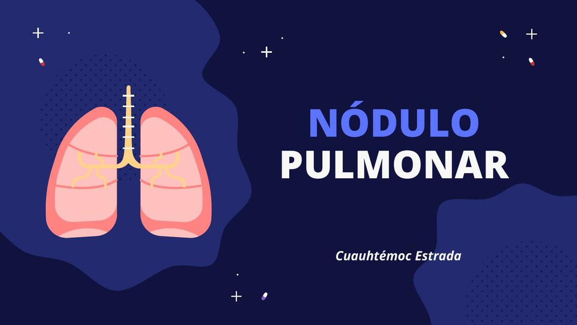 Resúmenes de Nódulo pulmonar | Descarga apuntes de Nódulo pulmonar