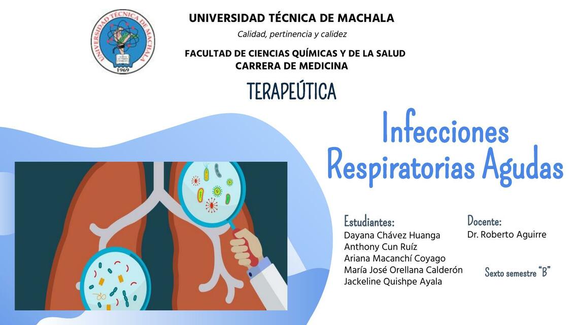 Infecciones Respiratorias Agudas 💊medicquests♡ Udocz
