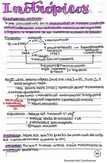 Fármacos Inotrópicos | Glomerulito | uDocz