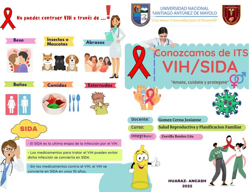 Díptico ITS, VIH/SIDA | Lita Margot Zorrilla Benites | uDocz
