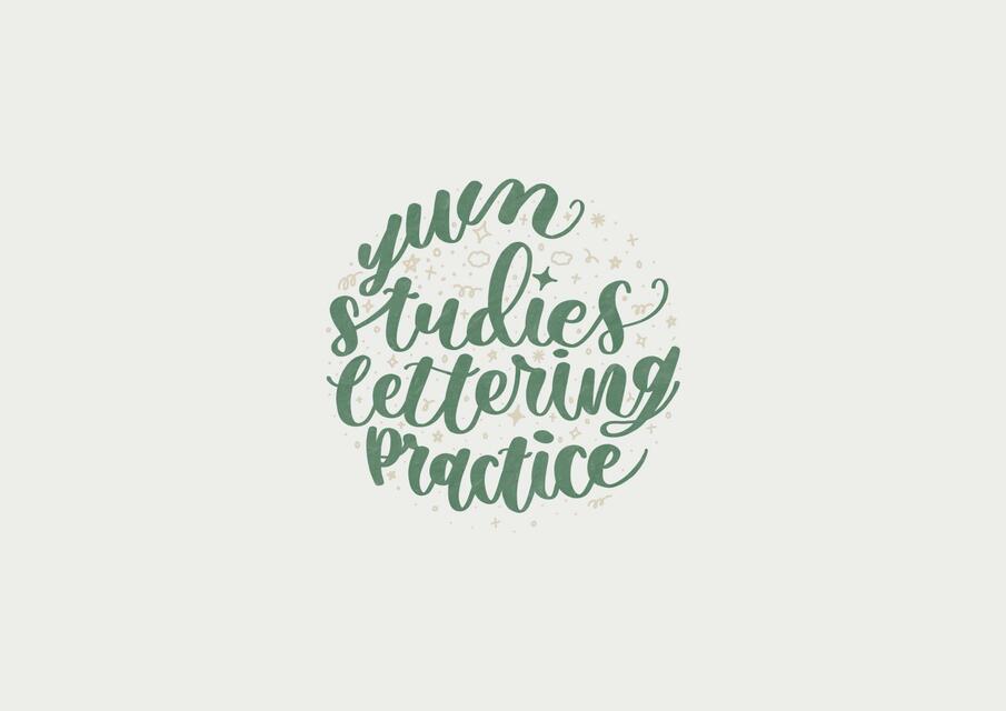 Lettering práctica | Ana Muñoz Durán | uDocz