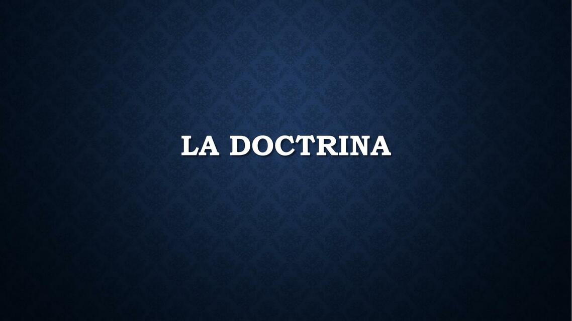 La Doctrina | Melanie KNZ | uDocz