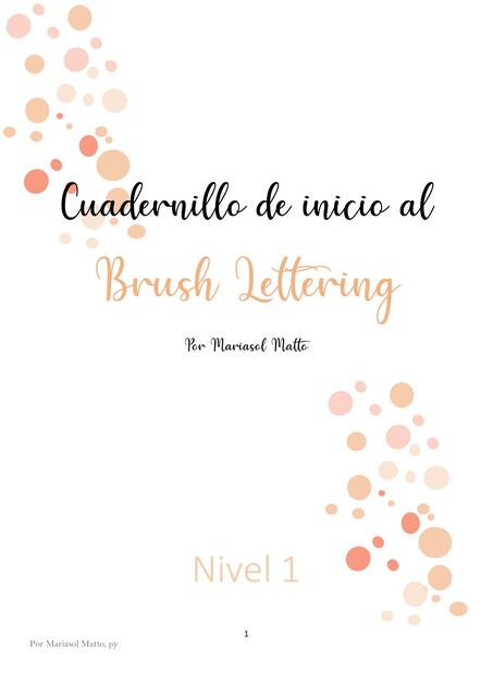 Cuadernillo Lettering | fernanda bojanich | uDocz