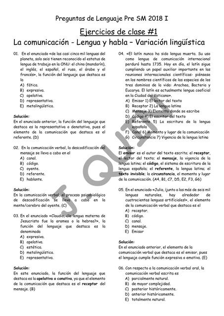 La Comunicación - Lengua y Habla – Variación Lingüística | J.Quin V ...