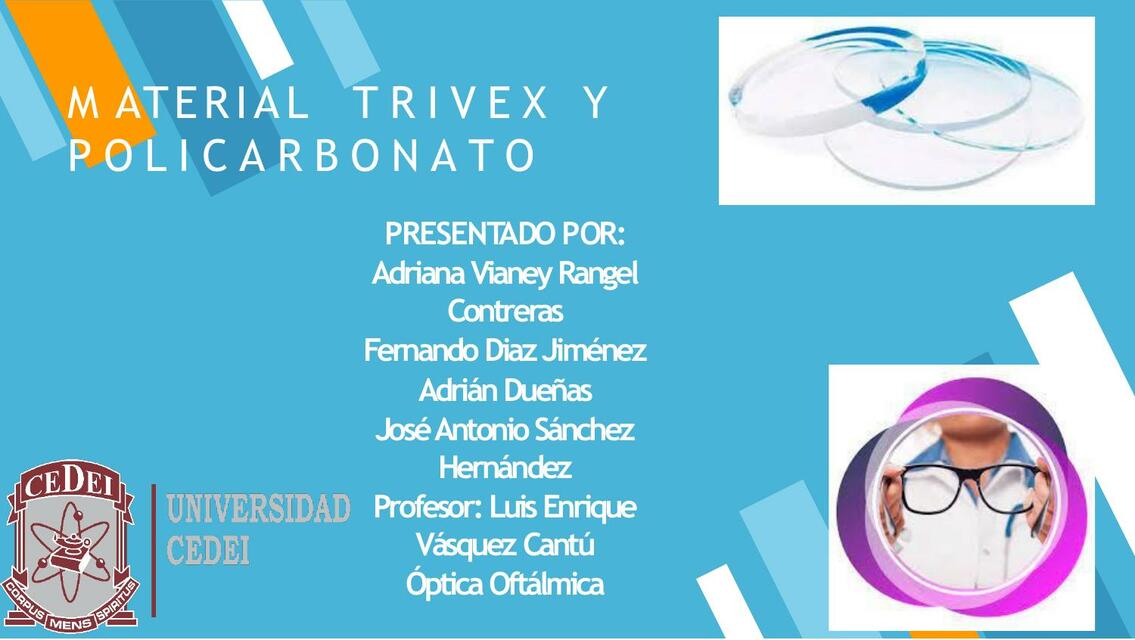 Resúmenes de Material Trivex | Descarga apuntes de Material Trivex