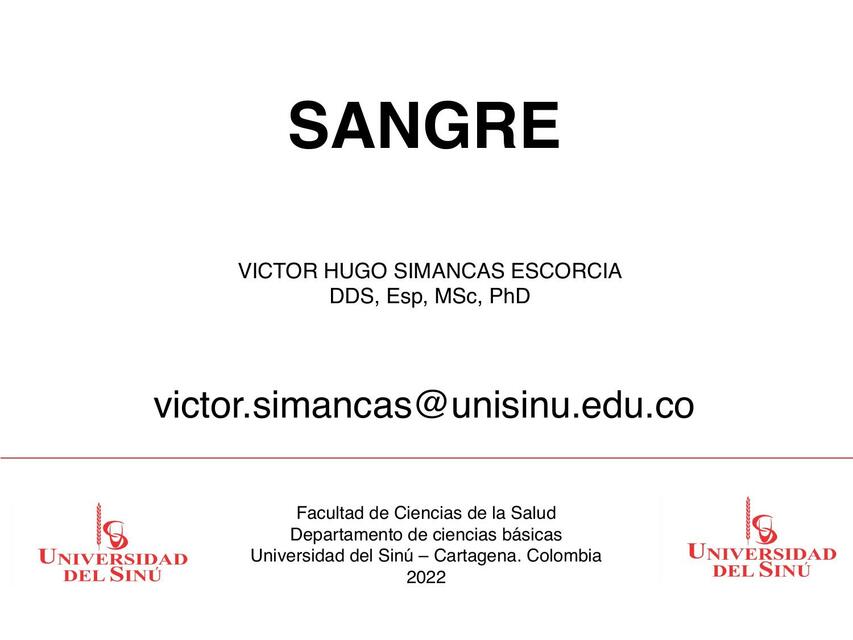 Sangre y Hematopoyesis | uDocz