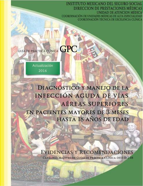 Diagnóstico y manejo de la infección aguda de vías aéreas superiores en ...