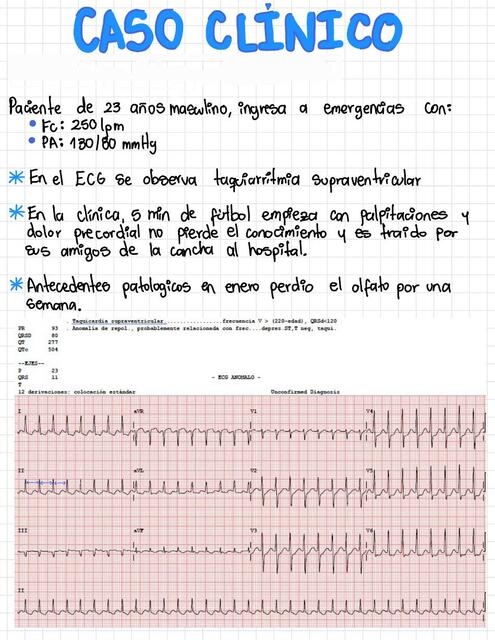 Caso Clínico de Cardiología | Valentina Lopez | uDocz Caso Clínico de Cardiología | Valentina Lopez | uDocz