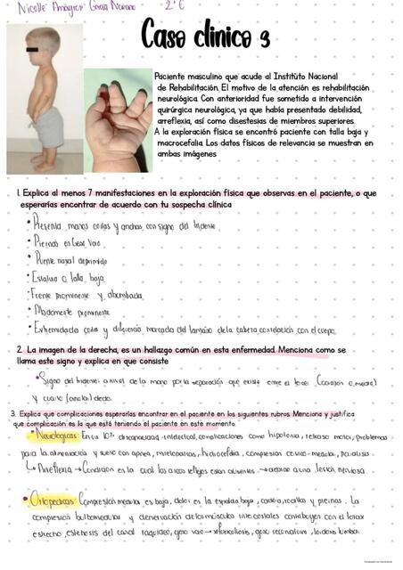 Caso Clinico 3 | Nicolle Amayrani García Navarro | uDocz