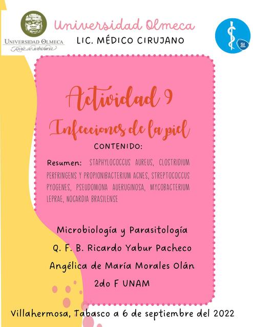 Infecciones de la Piel | ANGELICA MORALES | uDocz