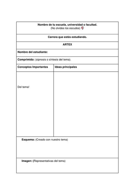 Artex Plantilla | Lupi Amor | uDocz