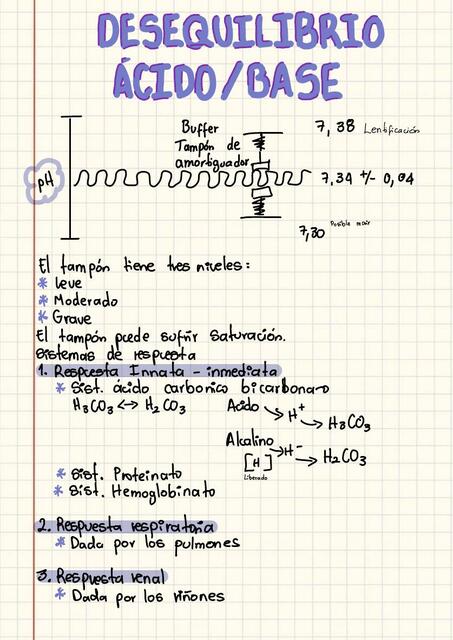 Desequilibrio Acido Base | Valentina Lopez | uDocz