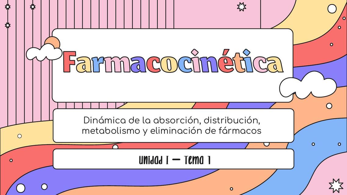 Farmacocinética | Mary Díaz | uDocz