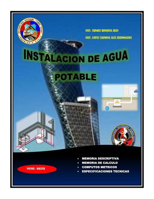 Instalación de Agua Potable | CCINGENIERIACC | uDocz