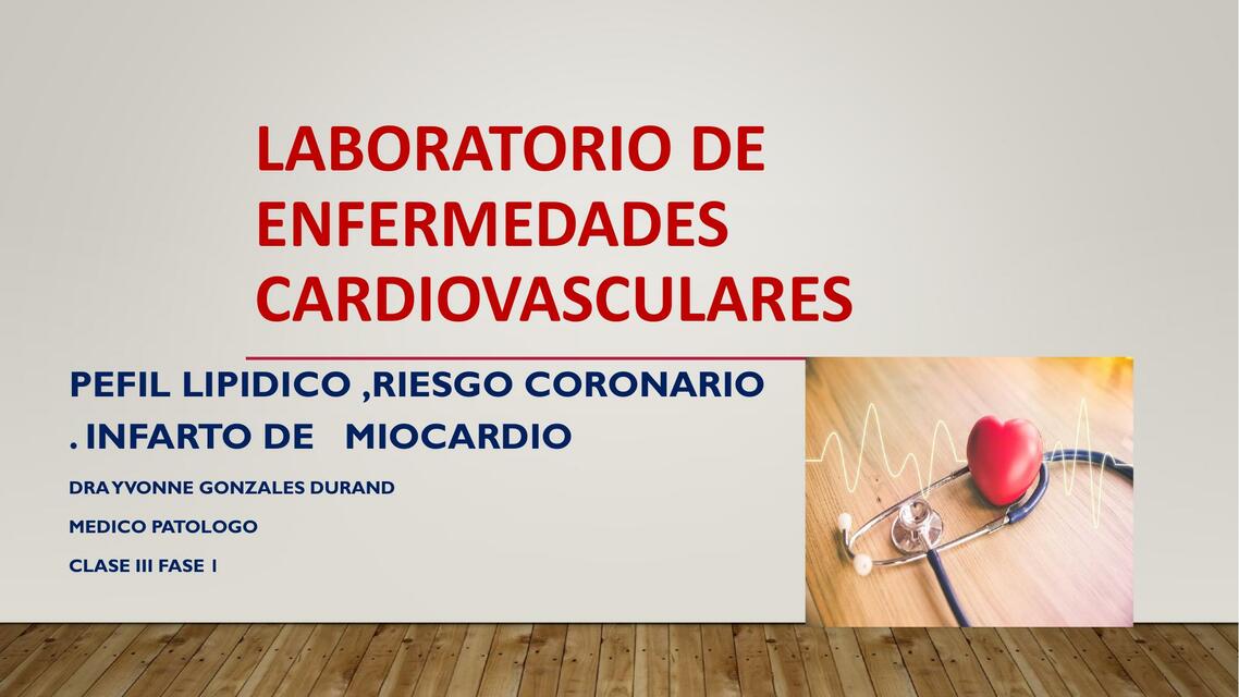 Perfil Lipídico, Riesgo Coronario, Infarto de Miocardio | Medicina ...