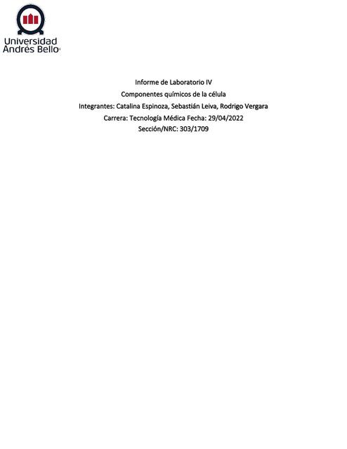 Informe de Laboratorio IV | Catalina Espinoza | uDocz