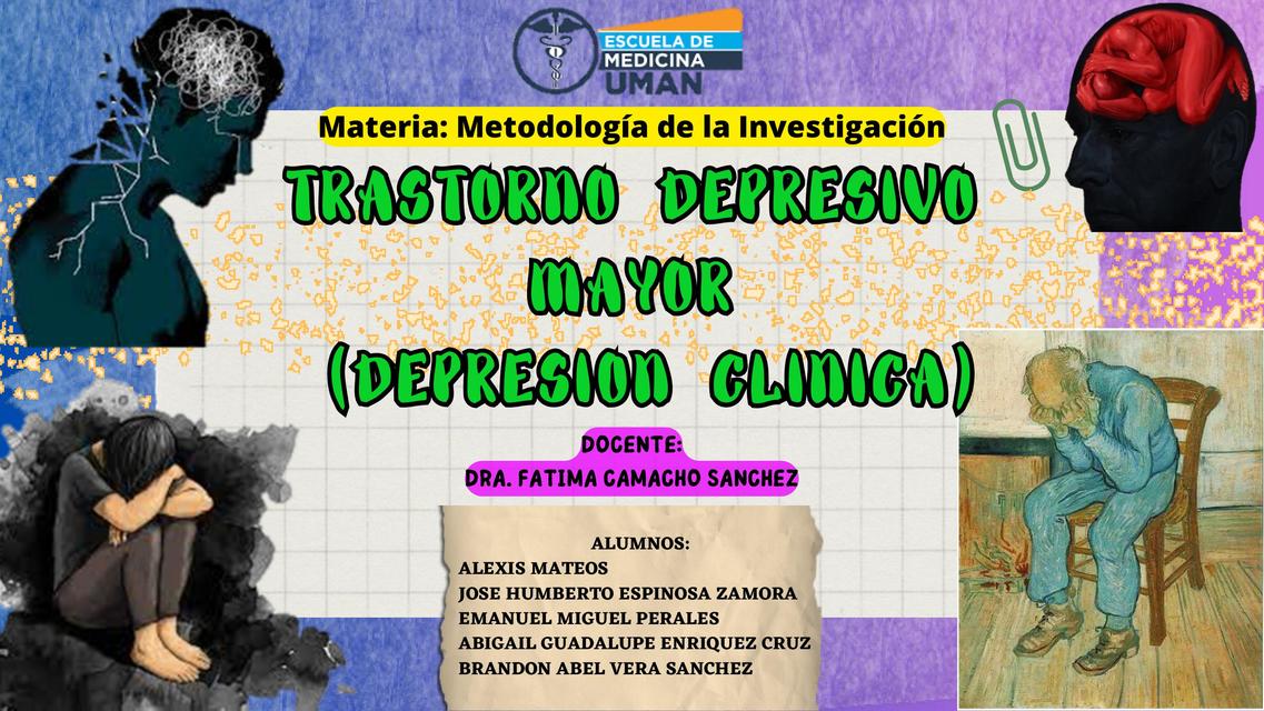 Resúmenes de Depresión mayor | Descarga apuntes de Depresión mayor