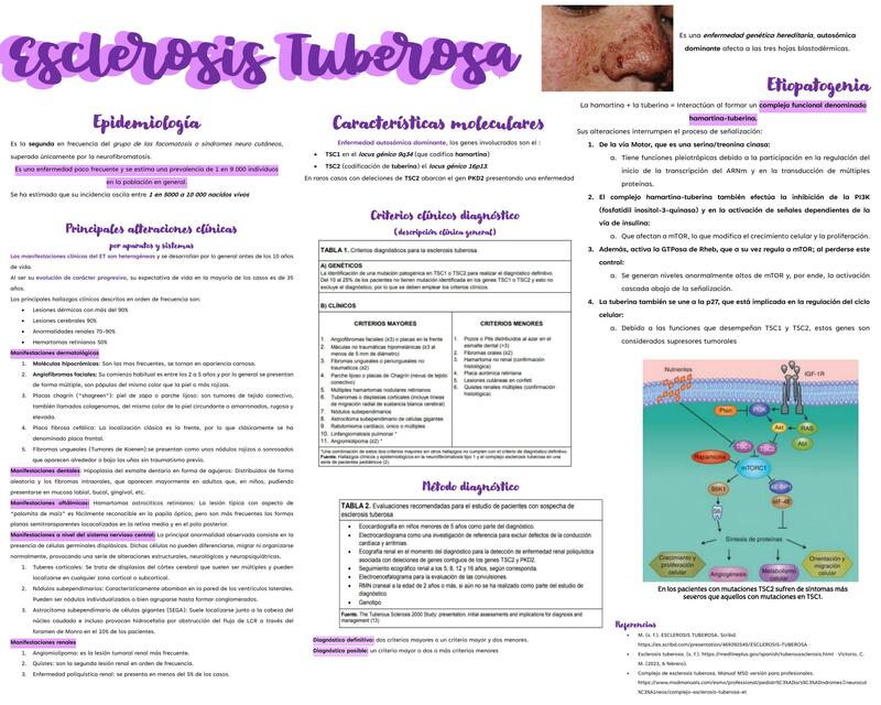 Esclerosis Tuberosa | Tania Duque García | uDocz