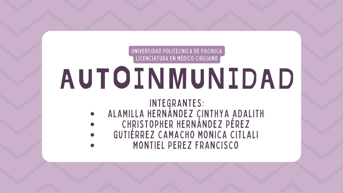 Autoinmunidad | Sofia Mika | uDocz