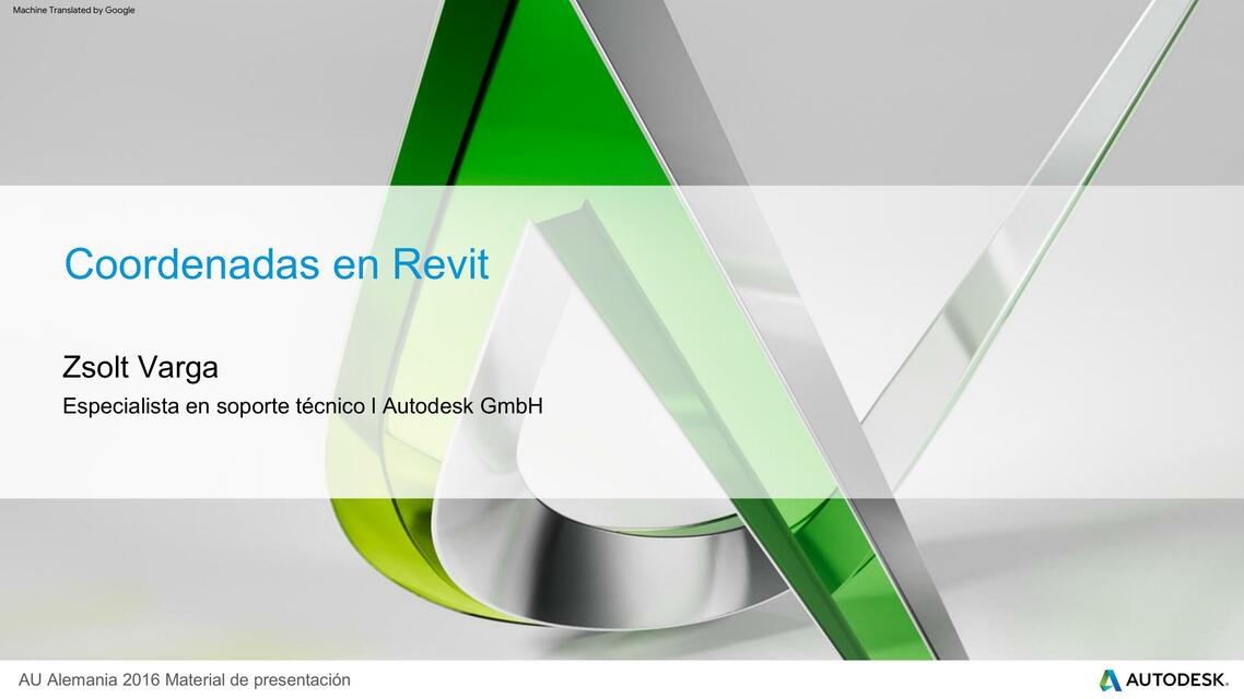 Coordenadas en Revit | Alex Fernando Guadalupe Rojas | uDocz
