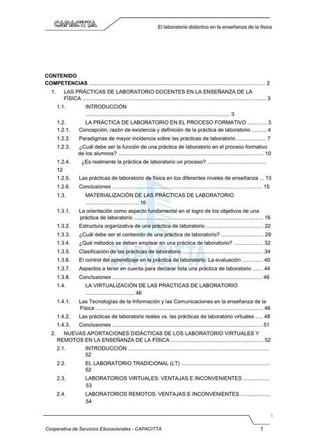 El laboratorio didáctico en la enseñanza de la física | ERICK VEGA | uDocz