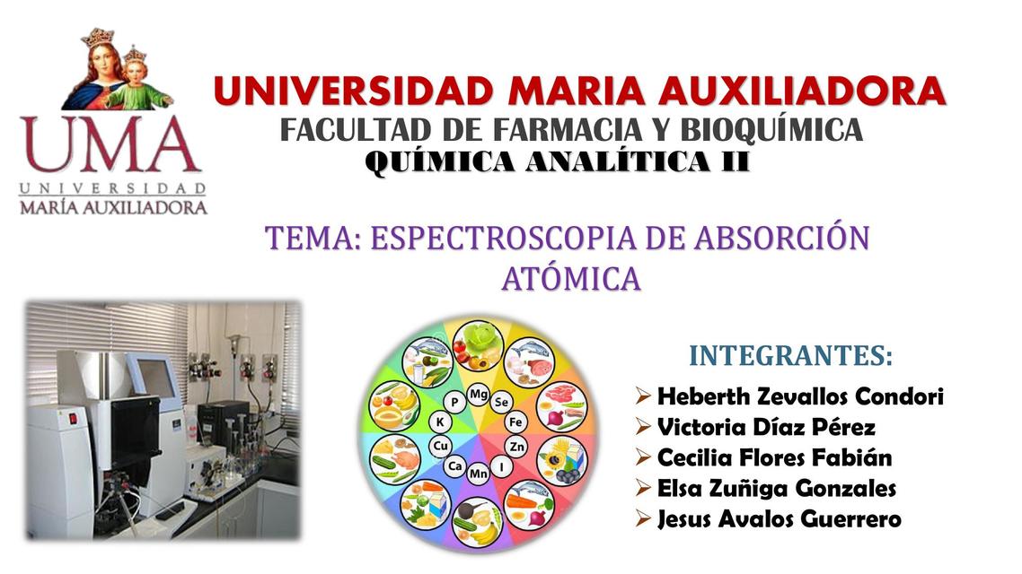 Espectroscopia de Absorción Atómica | Jesus Avalos | uDocz