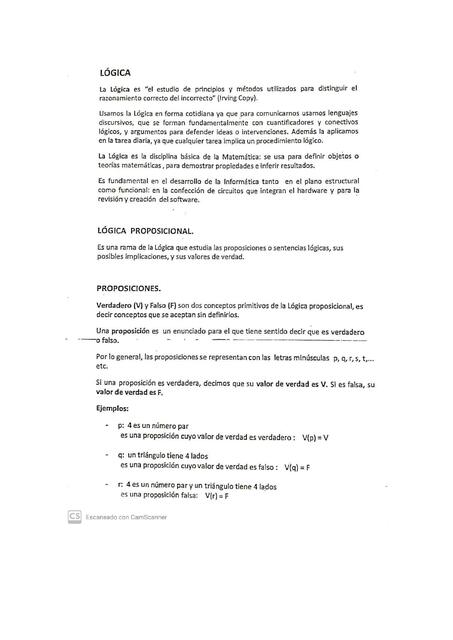 Lógica Proposicional- Álgebra | gian | uDocz